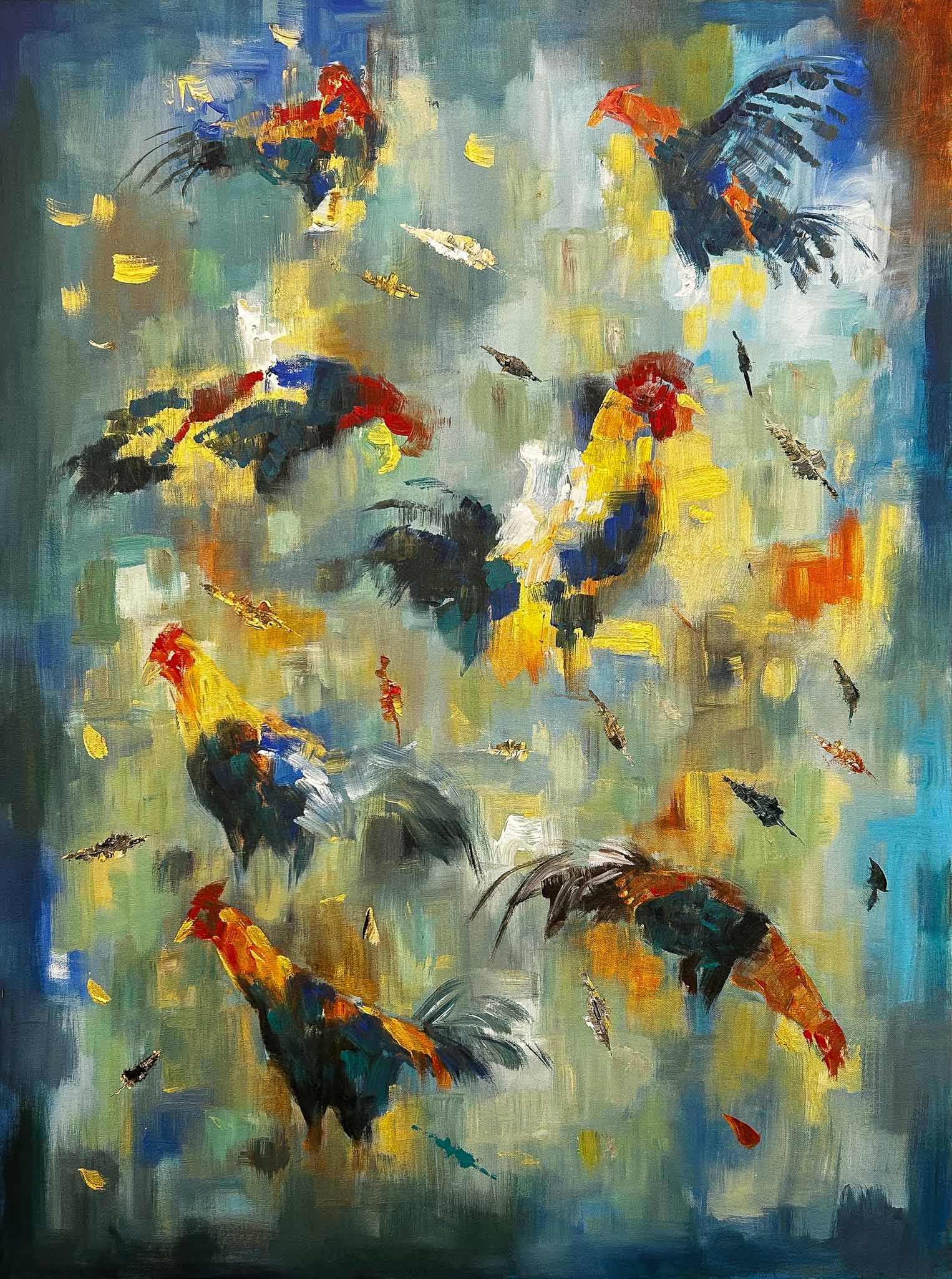 Seval Sandai : Valor in Feathers – Native Krea Art Gallery